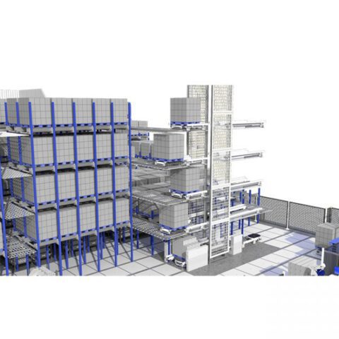 3D Pallet shuttle system - Thai Industech Co. Ltd.