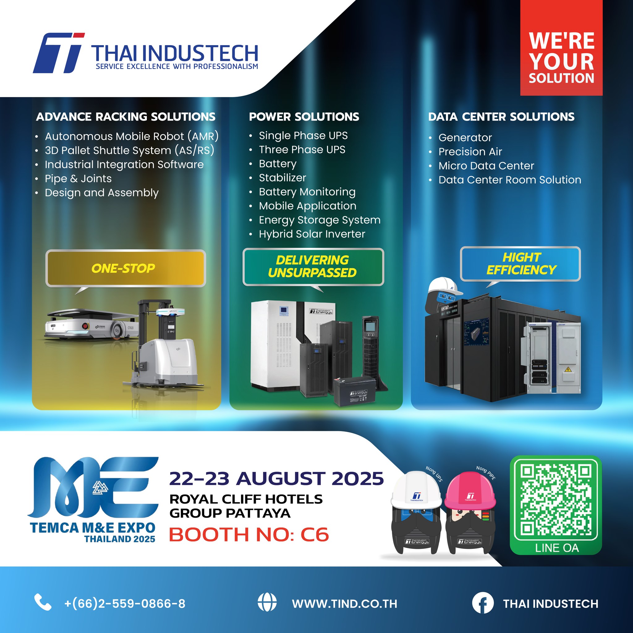 นวัตกรรมล่าสุดด้าน Power & Data Center Solutions จาก Thai Industech - Thai Industech Co. Ltd.